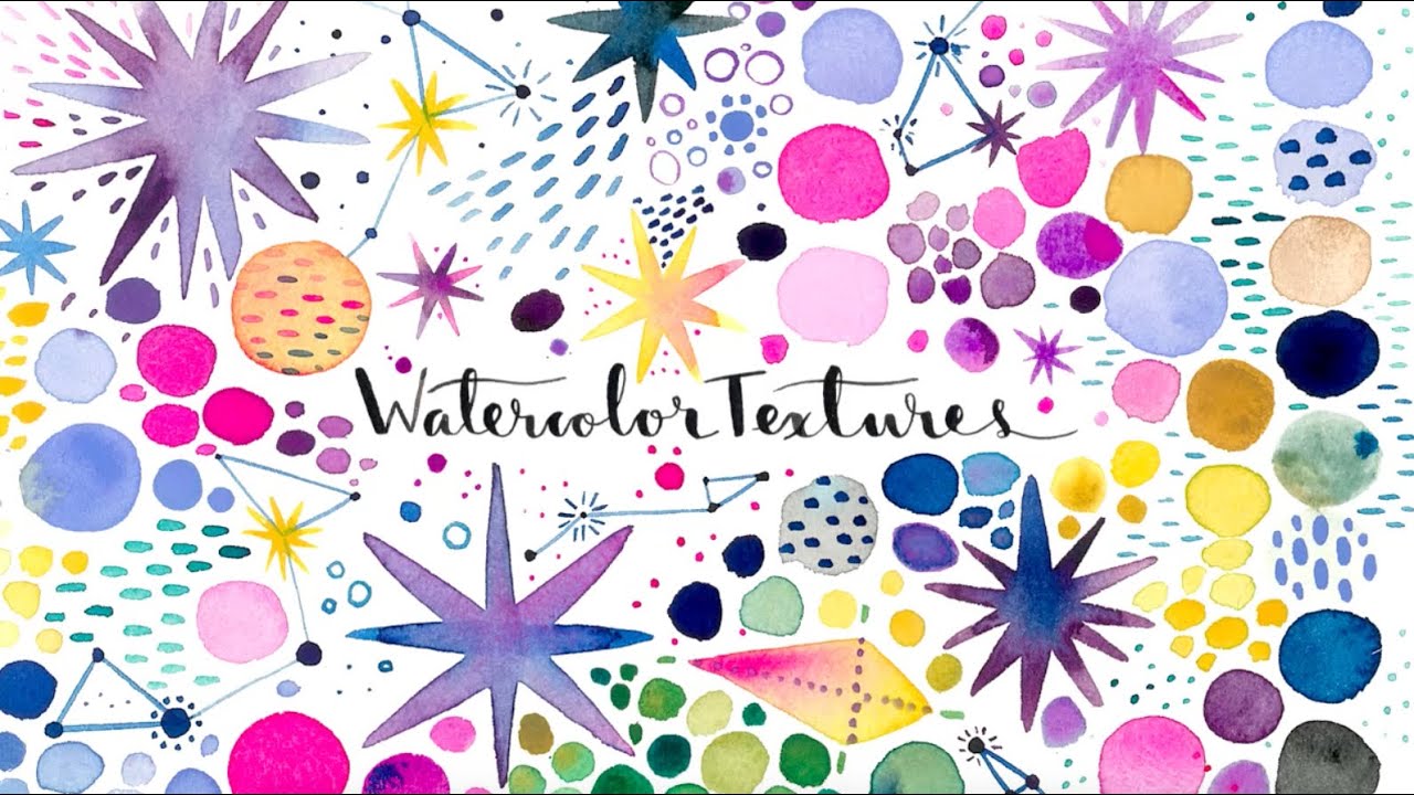 New Skillshare Class! Watercolor Textures