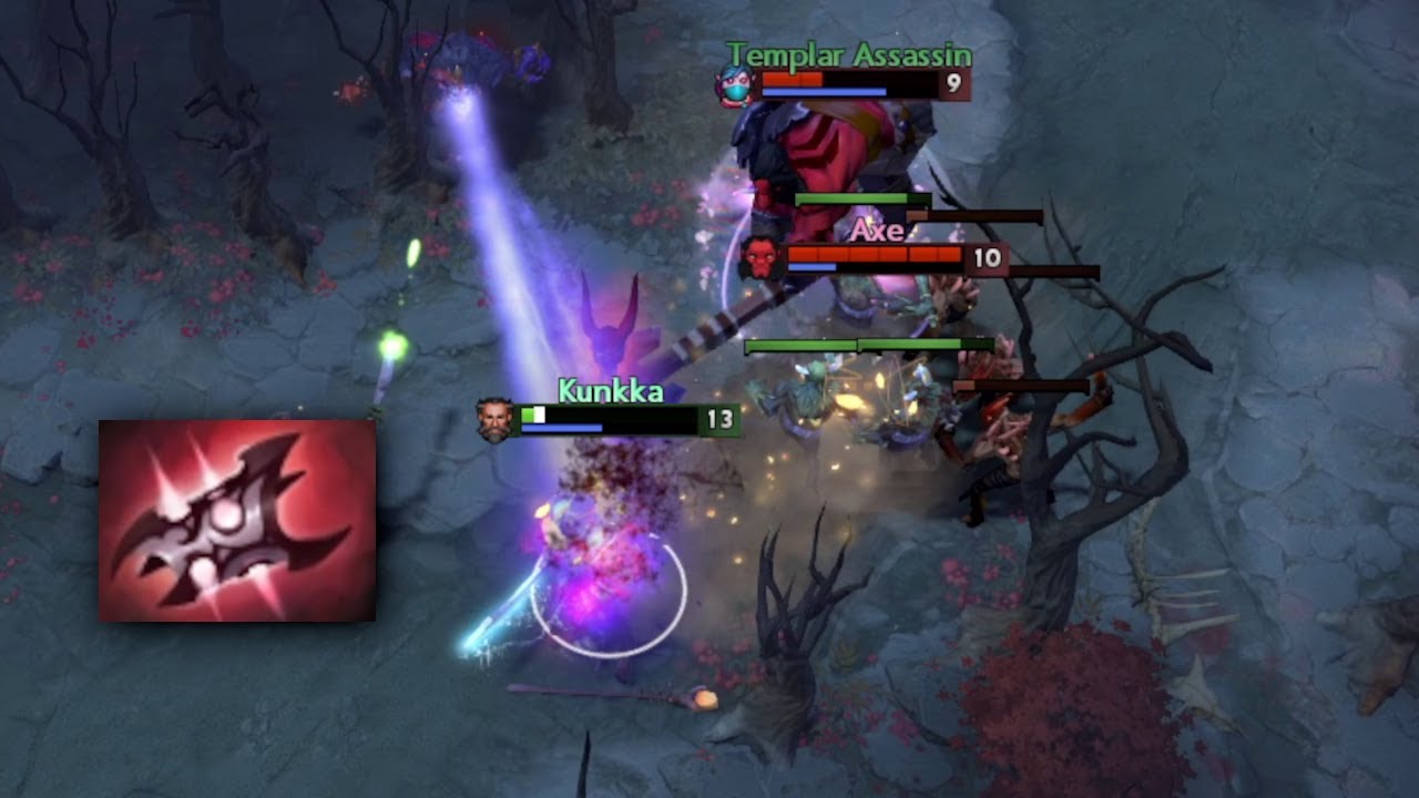 when AI robot plays dota...