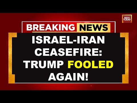 LIVE: Iran Launches Missiles At Israel Just After Trump Announces Ceasefire | Israel-Iran Ceasefire