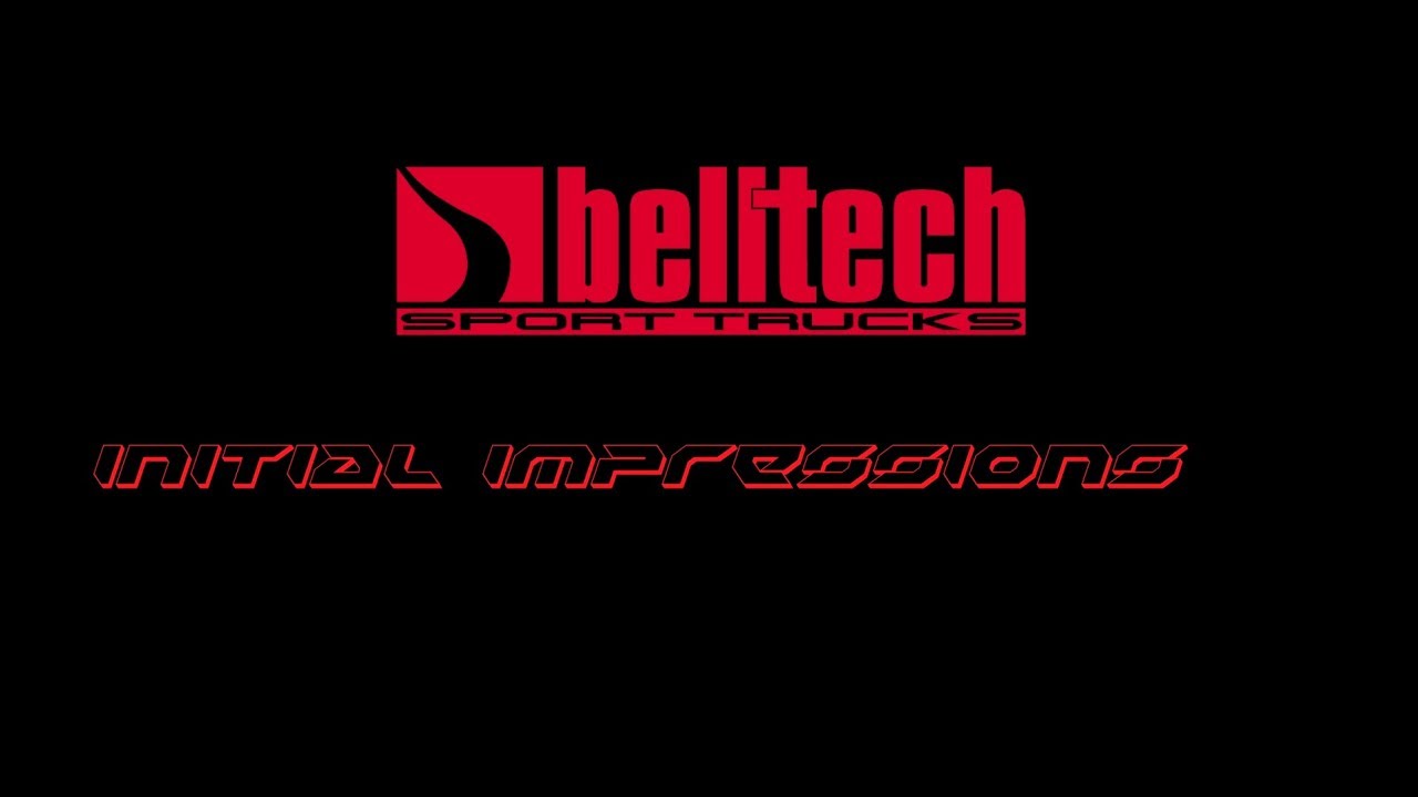 ram 1500 belltech drop kit initial impressions