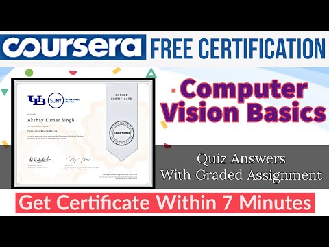 Computer Vision Basics | Coursera courses Answers | Coursera Answers with Graded Assignment πβΊοΈπ