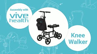 Vive Health All Terrain Knee Walker MOB1019BLKOB