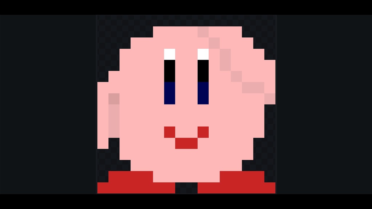 Doing Kirby Pixel Art!   KIRBY 16x16