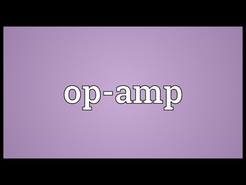 Op-amp Meaning