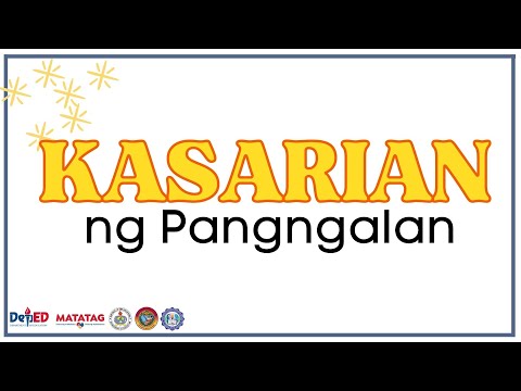 Kasarian ng Pangngalan by Myra G. De Leon