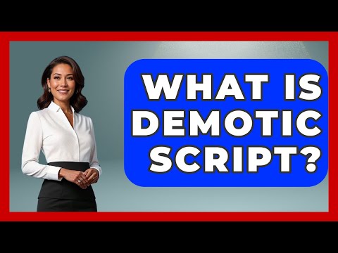 What Is Demotic Script? - Exploring Ancient Myths