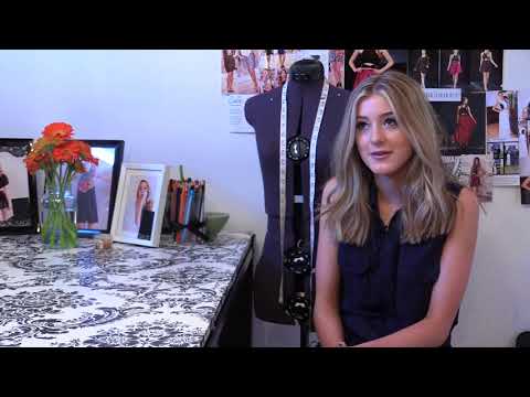 Young fashion designer ready to rock the runway