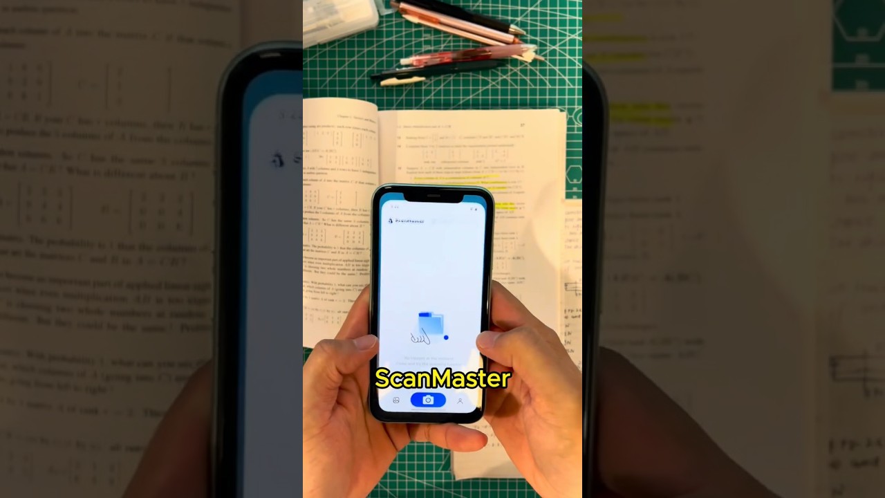 Scan Books → Phone ｜Study Efficiency? Try ScanMaster! #learnmore #how#studyhacks #StudyTools