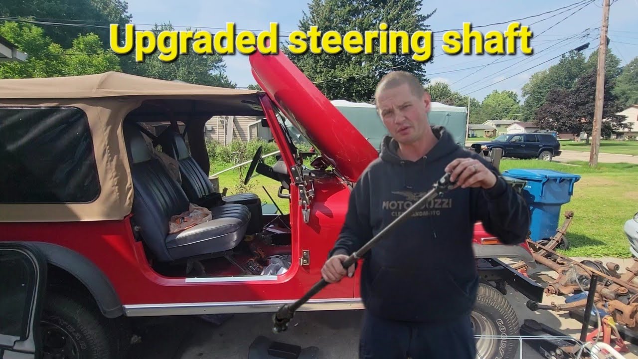 81 Jeep CJ7 Steering shaft fix