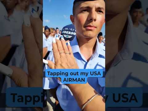 Lacklack Air Force Base BMT graduation September 2024 Taping out my son Airman Nunez proud mom🇺🇸✈️💪🏻