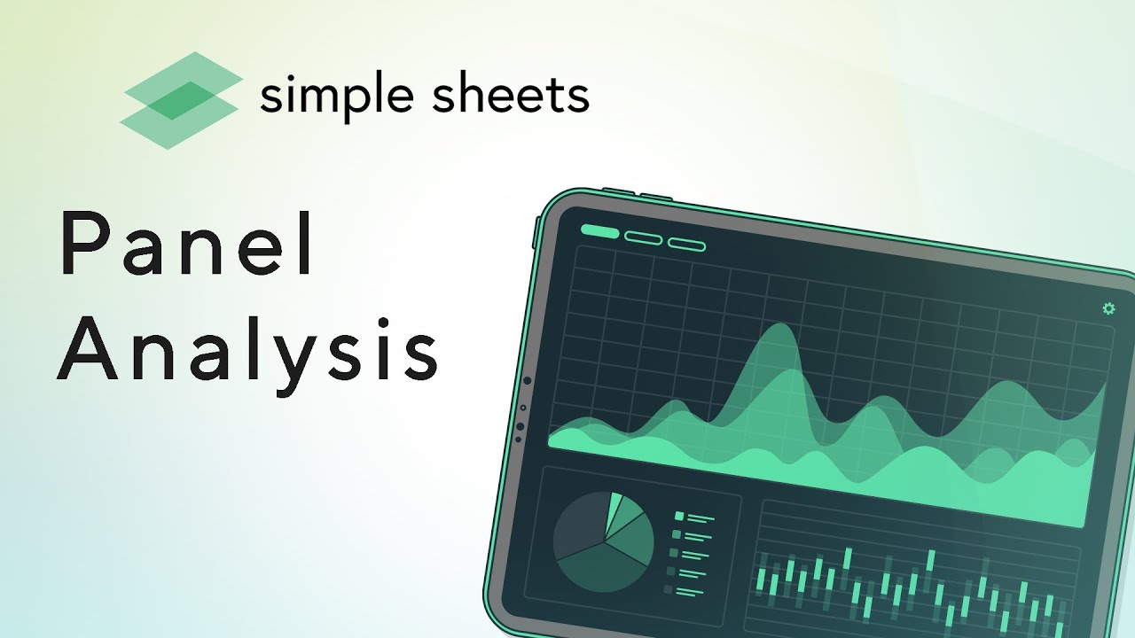 Simple Panel Analysis Excel Template Step-by-Step Video Tutorial by Simple Sheets