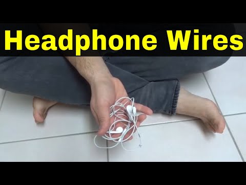 How To Wrap Headphone Wires So They Don't Tangle-Tutorial
