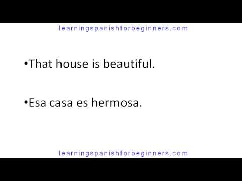 How do you say beautiful in Spanish - A Few Examples (Part 1)