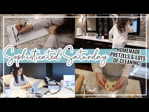 FINALLY CLEANING IN THE NEW HOUSE // Testing Thanksgiving Pretzel Appetizer + Saturday Motivation