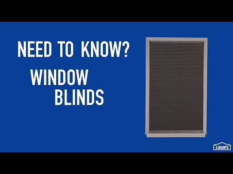 Need to Know - Window Blinds