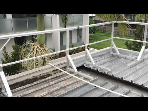 Permanent Roof Guard Rail Systems | Safe at Heights, Queensland