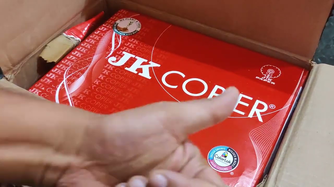 JK Copier 75 GSM A4 Sheet Unboxing   Best for Printers!!
