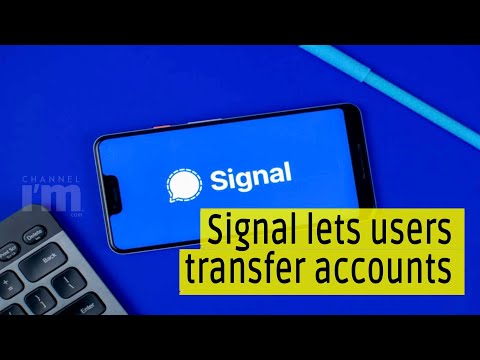 The Signal app lets users transfer chats or accounts easily to other phones