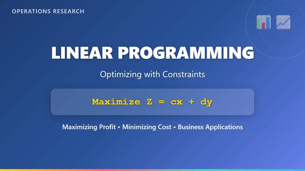 Linear Programming for Beginners: Optimize Everything!
