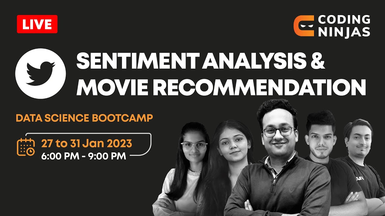 Twitter Sentiment Analysis & Movie Recommendation Engine | Machine Learning Tutorial | Bootcamp