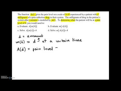 Composite Functions, Example 5 - Real-World Application