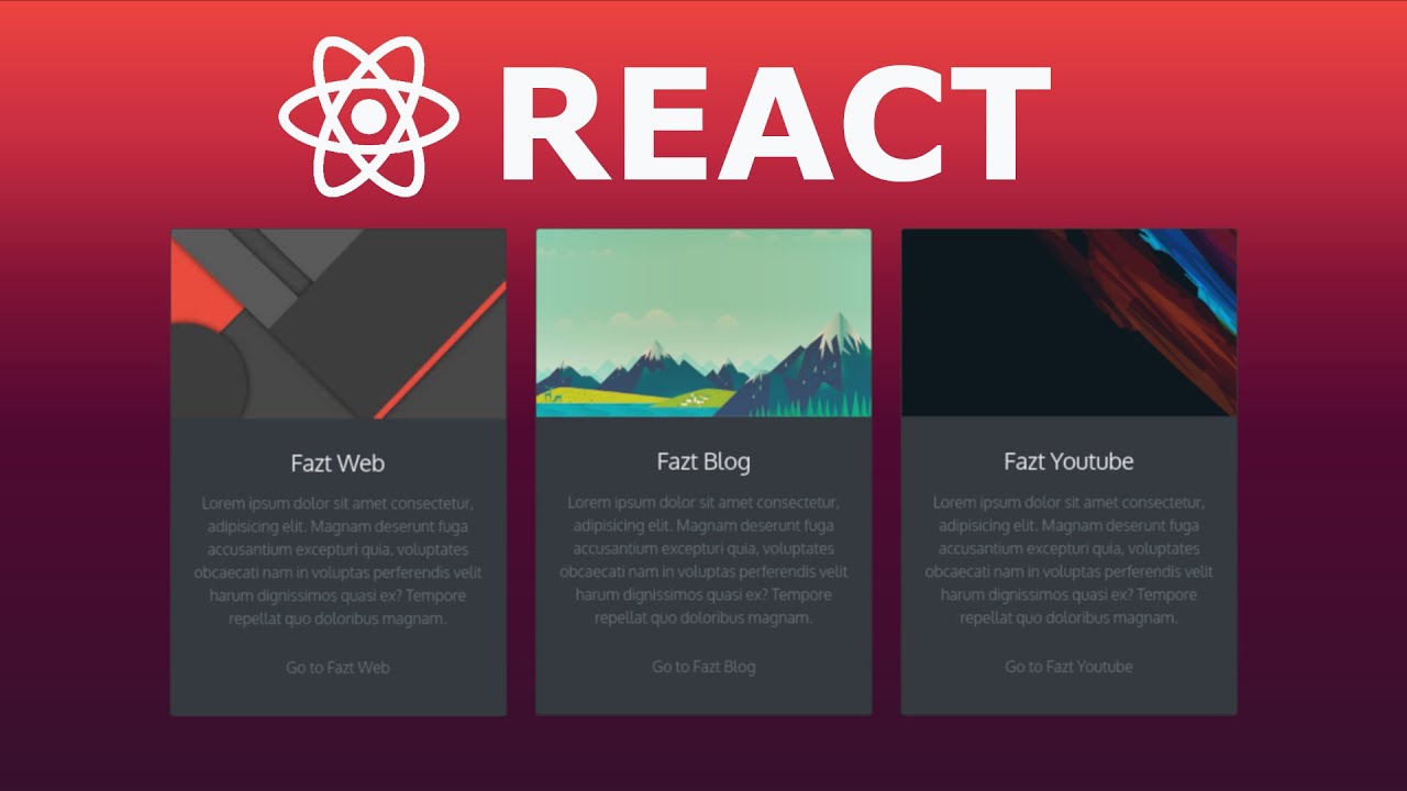 React Cards | React & Bootstrap