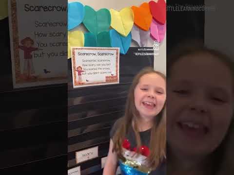 Free Scarecrow Pocket Chart Poem