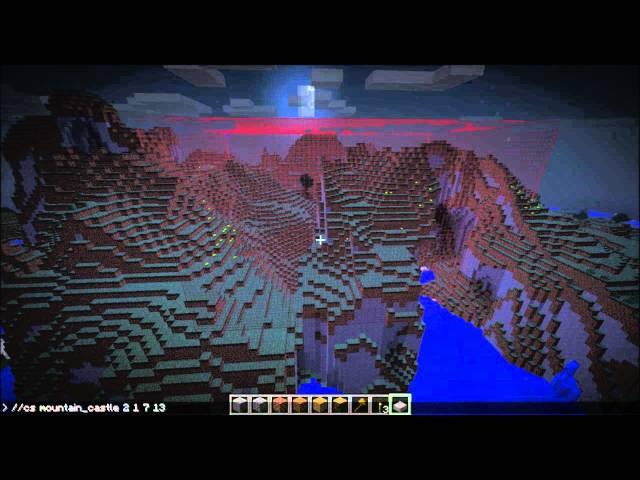 Castle Generator - WorldEdit script Minecraft Map