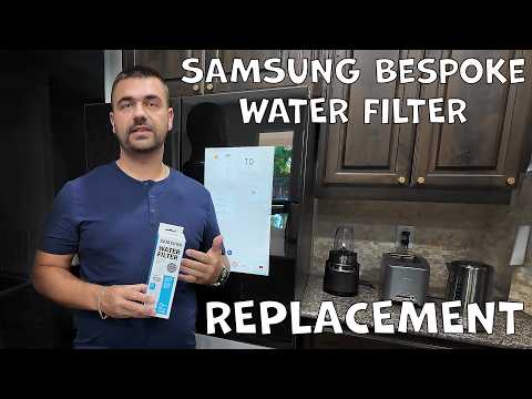 How to Replace Samsung Bespoke French Door Refrigerator Water Filter HAF-CIN
