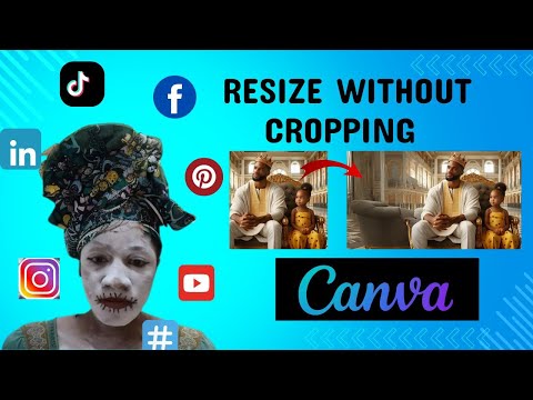 How To Resize Images Using Canva: No Cropping (2024)..#CanvaTutorial2024, #AspectRatio, #ImageResize