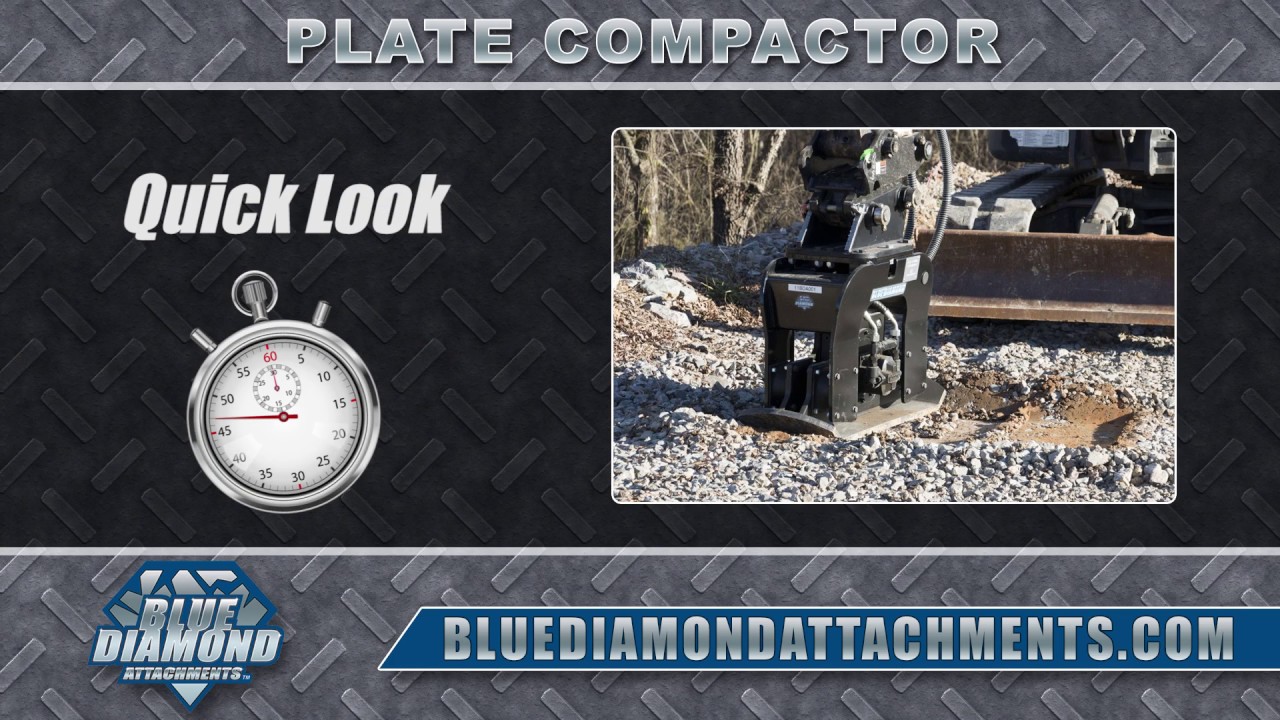 Plate Compactor : Blue Diamond Attachments