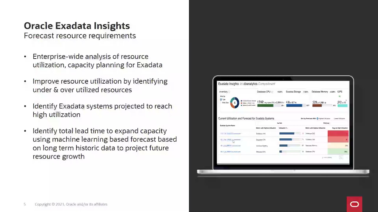 Oracle Cloud Infrastructure Operations Insights: Exadata Insights