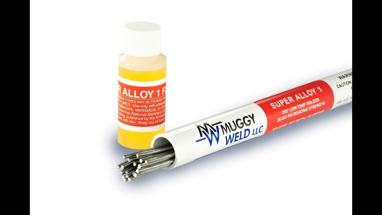 Super Alloy 1 Pot‑Metal Solder for Zinc & White Metal Repair | MuggyWeld Demo
