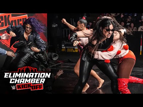 Belair, Naomi and Bayley brawl with Morgan, Rodriguez and Perez: Elimination Chamber 2025 Kickoff