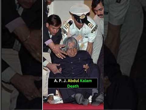 A.P.J. Abdul Kalam's Death: What Really Happened? #untoldhistory #history #shorts