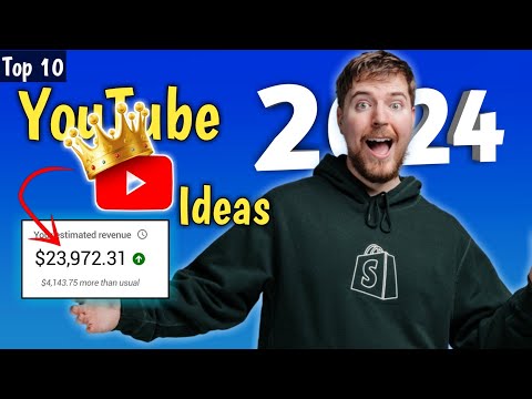 Top 10 YouTube Channel Ideas for 2024 !!