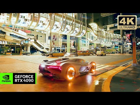 [4K] Cyberpunk 2077 RTX 4090 - Overdrive PATH TRACING plus Reshade - STUNNING Graphics | 200+ Mods