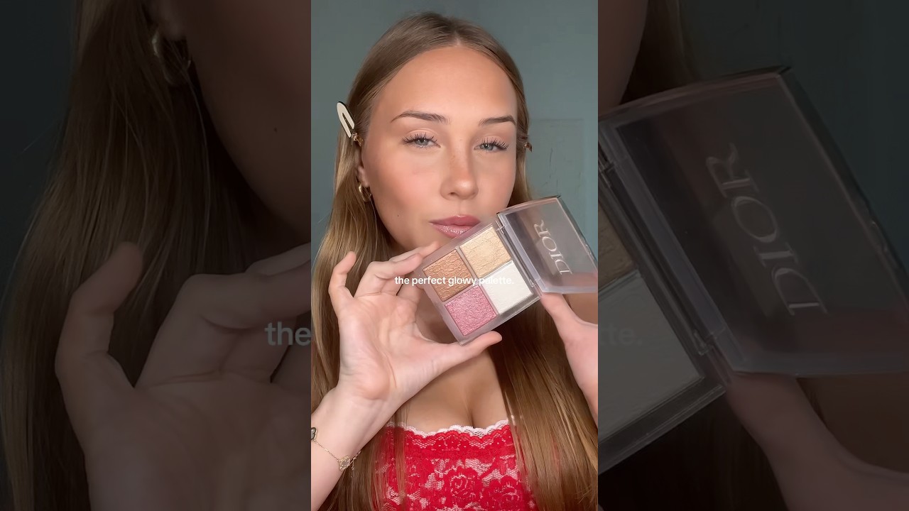 The most stunning makeup palette ✨ #makeup #glowymakeup #dior #beauty #makeuptips #beautyinspo