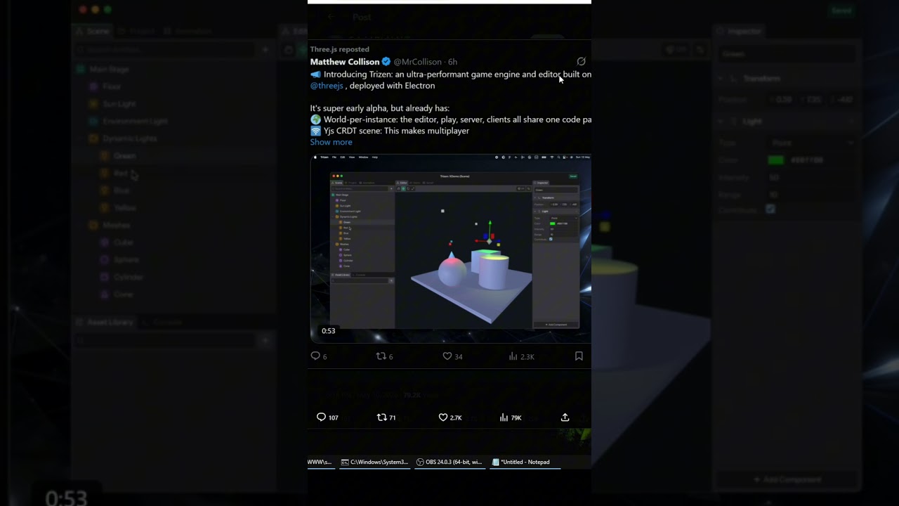 Ex-Unity Senior Dev vs ThreeJS 😂
