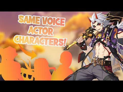 ARATAKI ITTO's voice actor in other Characters ! | GENSHIN IMPACT.