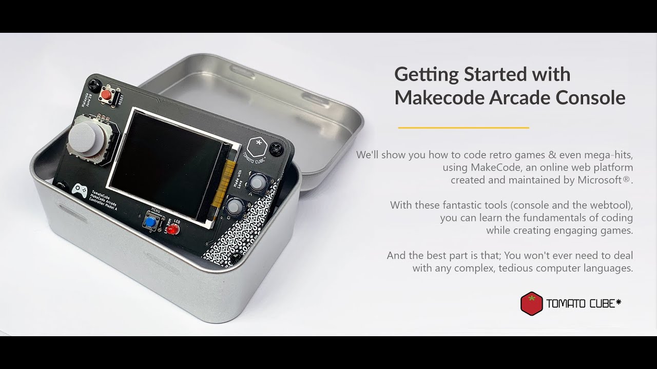 Getting Started with MakeCode Arcade Console