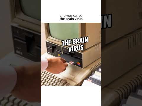 the first computer virus, tje brain virus #didyouknow #shorts