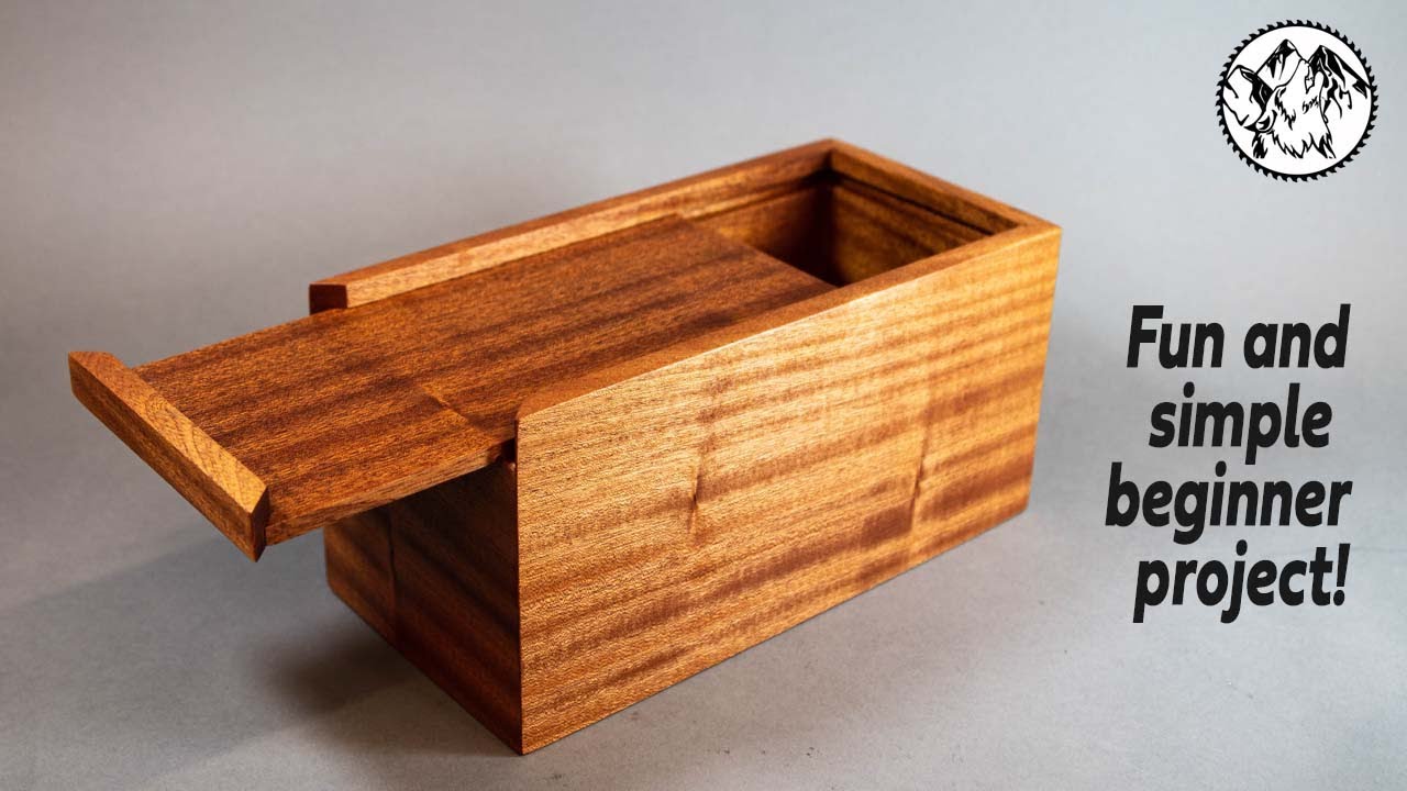 Woodworking: How to make a sliding lid box