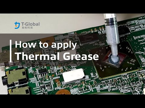 【T-Global】How to apply thermal grease?