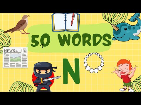 N Letter Words | 50 Words That Start With N | N Letter Words Vocabulary
