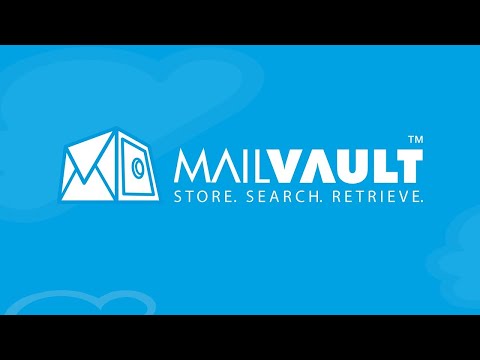 Archive emails with MailVault