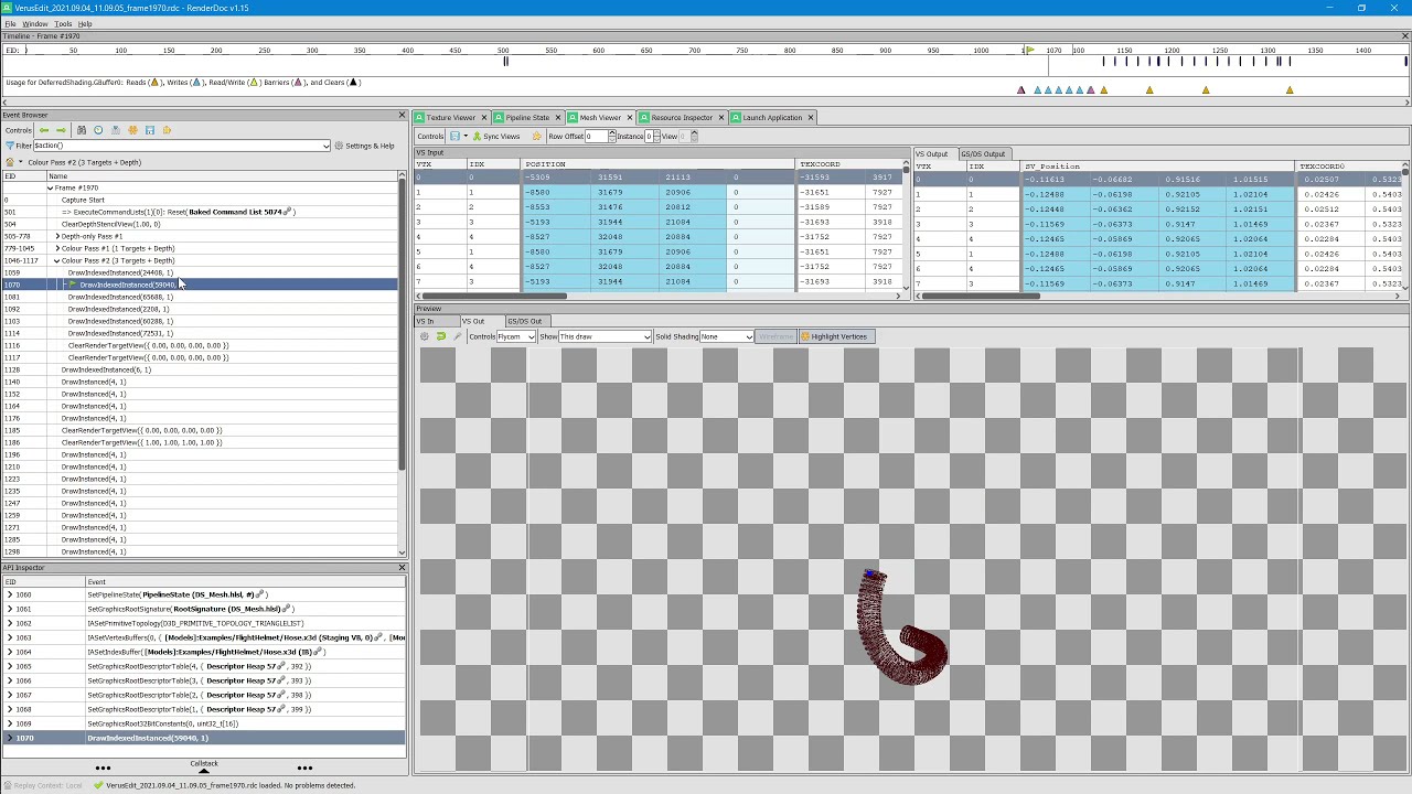 Debugging VerusEdit using RenderDoc