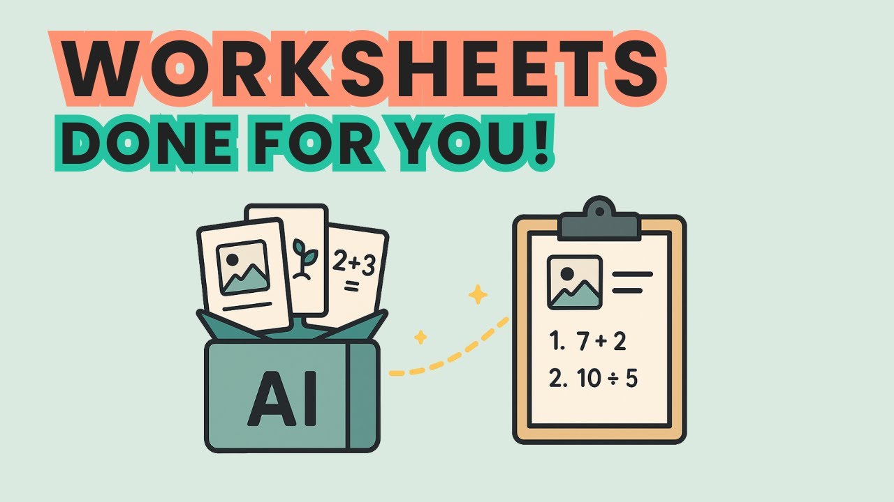 How to create worksheets with AI (math and picture supported) |  Free AI worksheet tool for teachers
