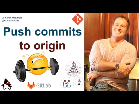 GitLab commit push to origin example