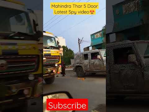 Mahindra Thar 5 Door Latest Spy Video ❤ | Thar 5 Door spied Testing😍